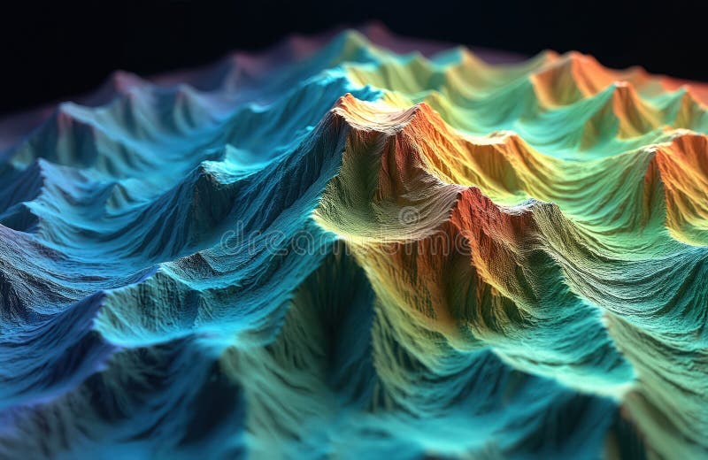 Three-dimensional Topographic Map Created with UAV Lidar Scanning ...
