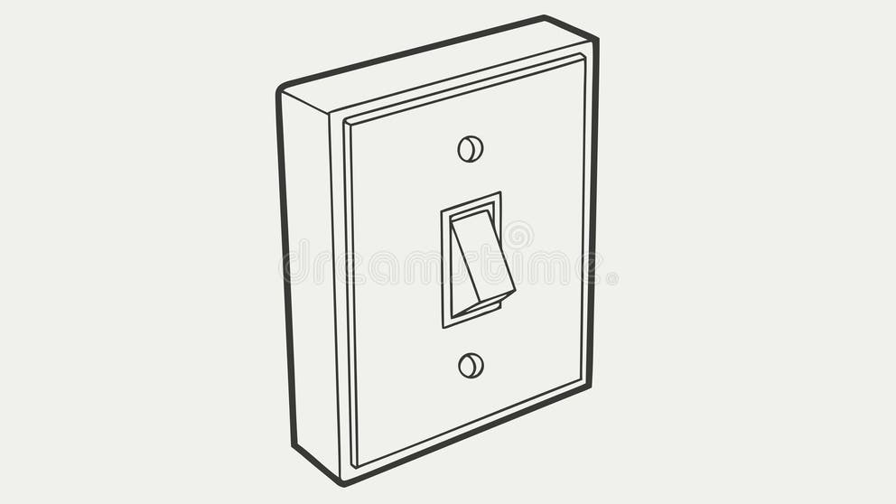 Simple White Light Switch Stock Illustrations – 3,036 Simple White ...