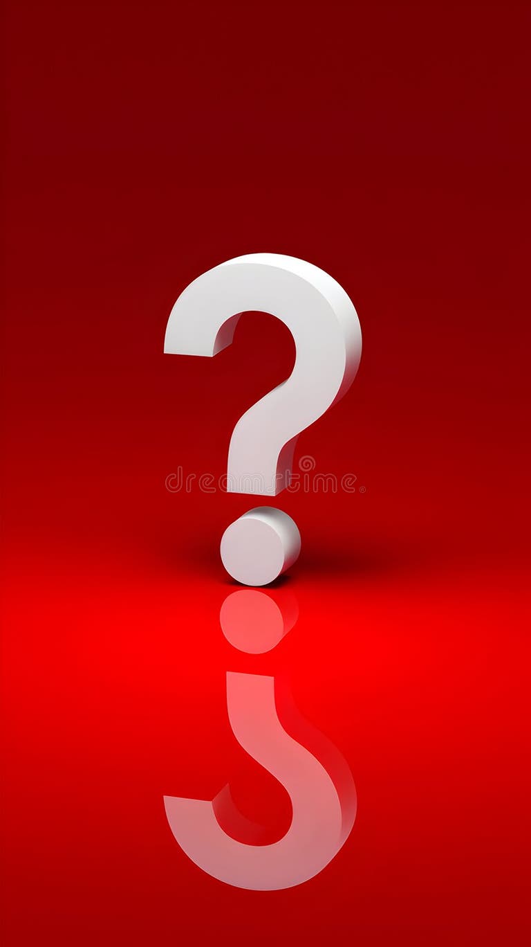 Question Mark Reflection Stock Illustrations – 2,545 Question Mark ...