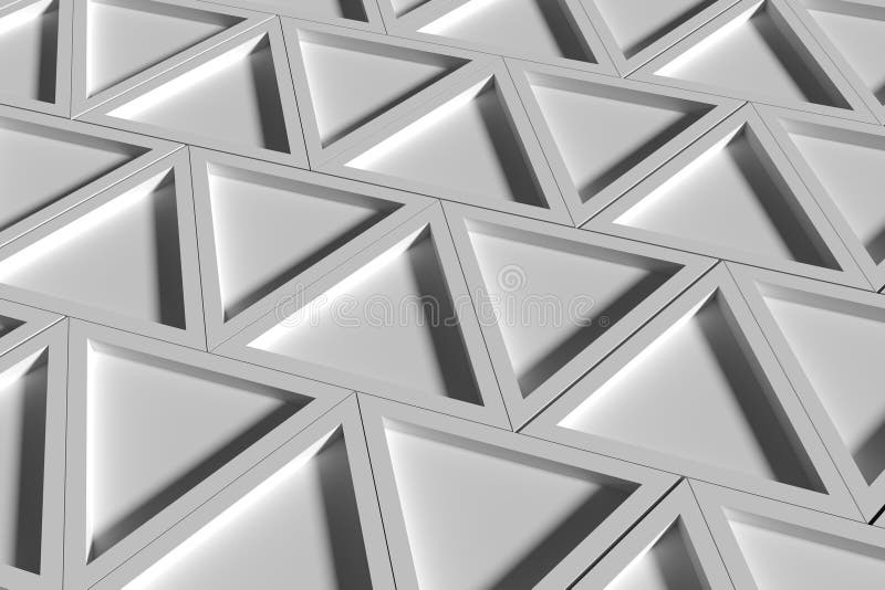 Three Dimensional White Triangles Stock Illustrations – 1,236 Three ...