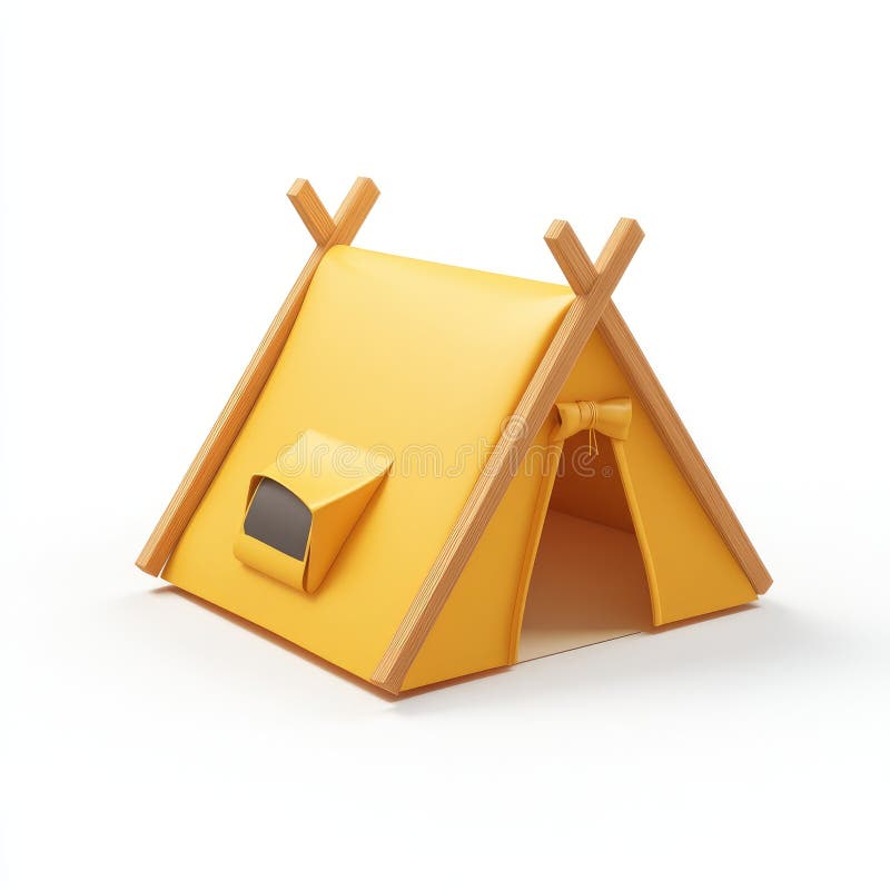 Adorable Yellow Play Tent for Kids, Perfect for Indoor and Outdoor Fun ...