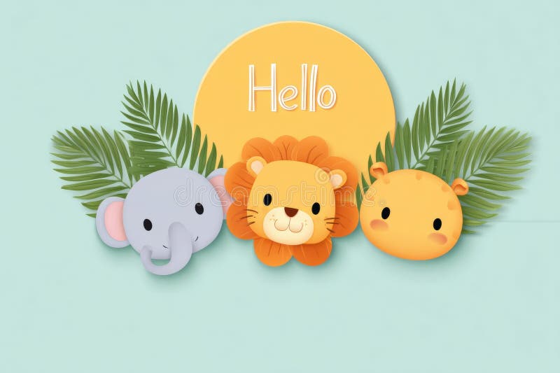 Three Distinct Animals Stand Side by Side in a Natural Setting, Hello ...