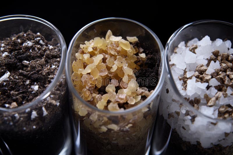 Three Distinct Soil Types in Glass Containers are Flowed Over by Water ...