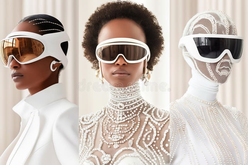 Three Diverse Models Present Striking Outfits Featuring Unique ...