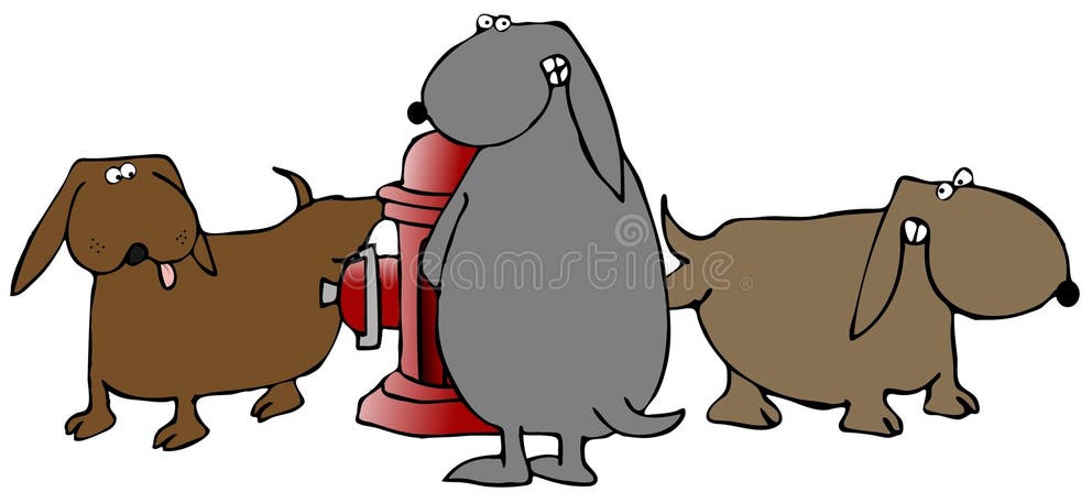 Dog Fire Hydrant Stock Illustrations – 398 Dog Fire Hydrant Stock ...