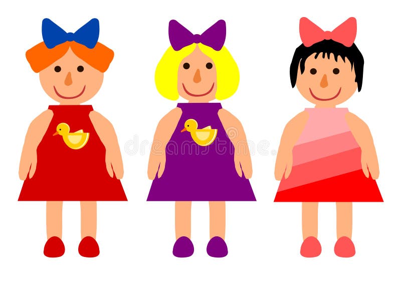 Dolls Illustration Stock Illustrations – 4,591 Dolls Illustration Stock ...