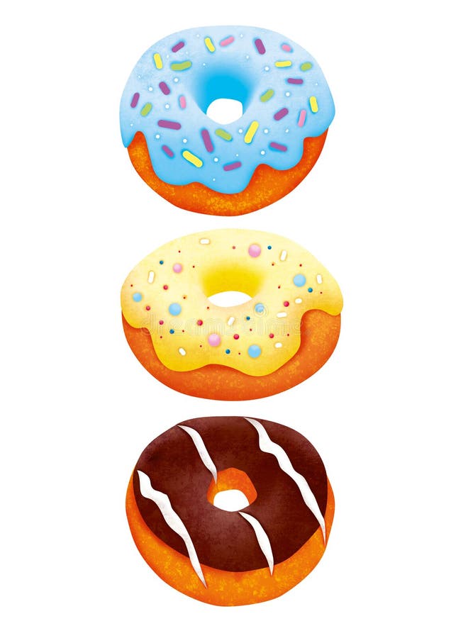 Three Donuts Stock Illustrations – 315 Three Donuts Stock Illustrations ...