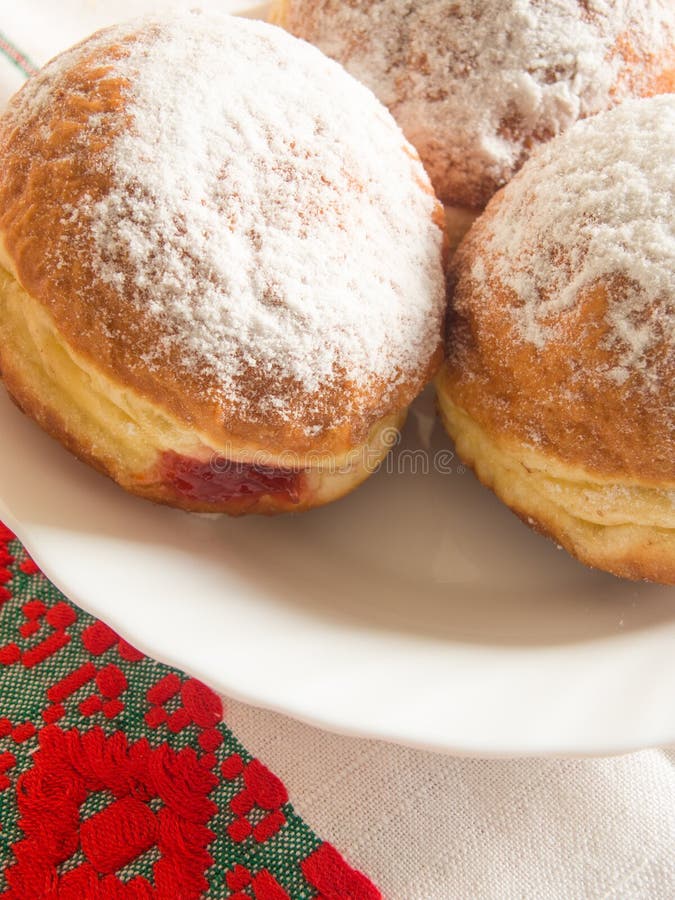 Romanian donuts stock photo. Image of food, bakery, cake - 18861450