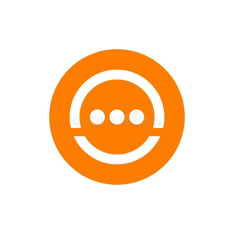 Three Dots Logo Icon Design Template Elements, Flat Design Style ...