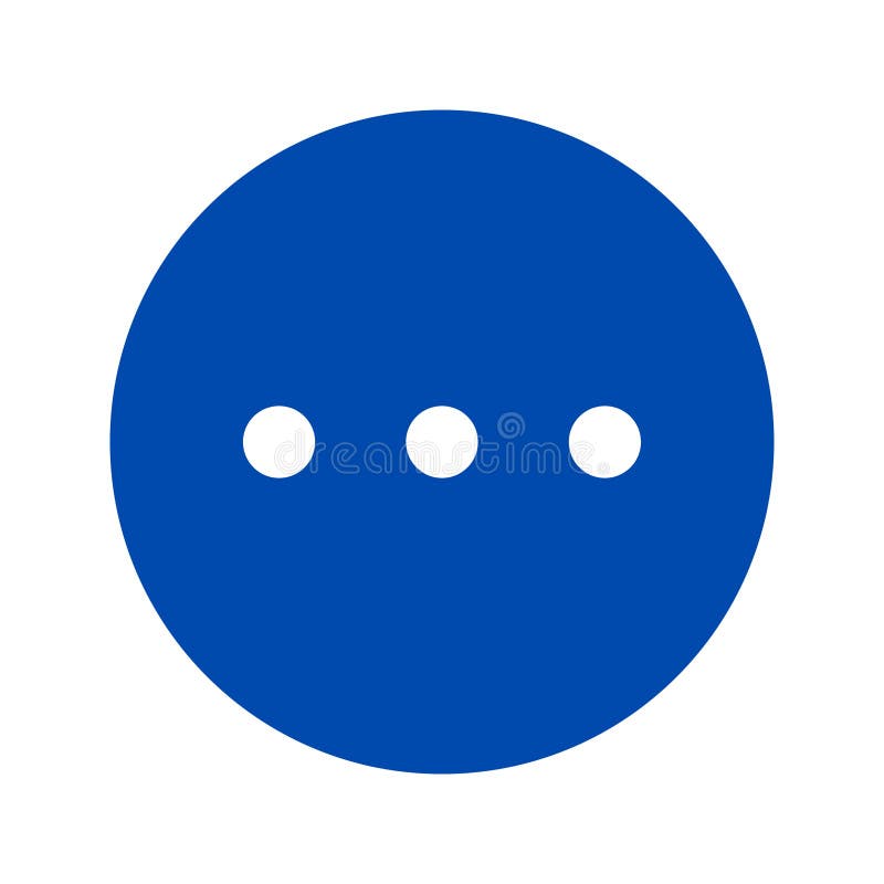 Three dots sign stock illustration. Illustration of brand - 274632628