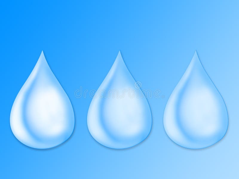 Water Drop 01 stock vector. Illustration of fluid, drop - 1767411