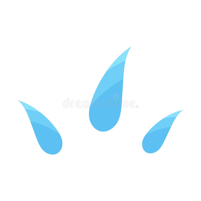 Three Drops. Design Element, Flat Vector Illustration Stock Vector ...
