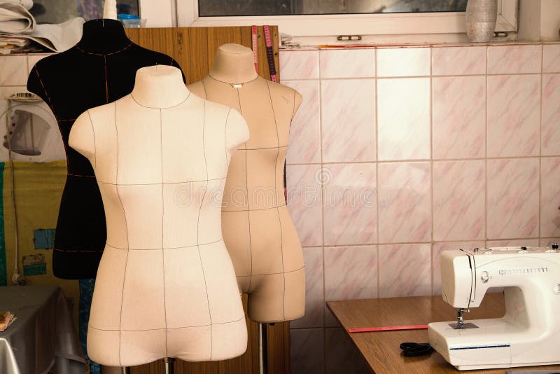 Three dummies in studio stock image. Image of clipping - 66204737