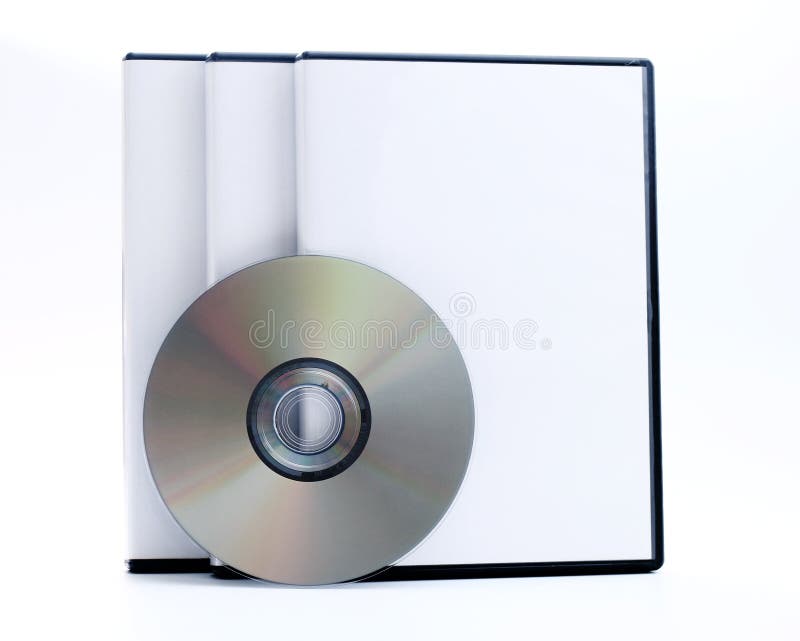 Three DVD Cases stock photo. Image of cinema, three, blank - 43142398