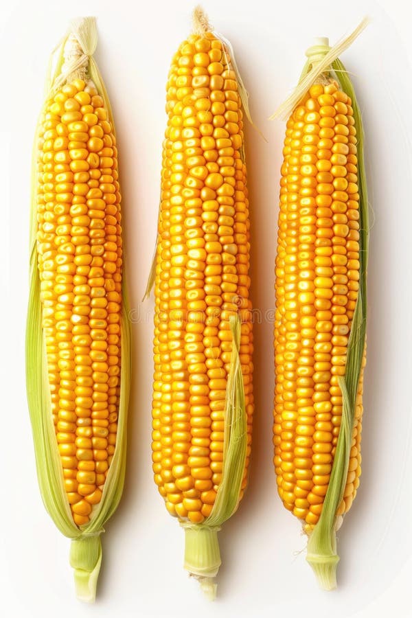 Three Ears of Corn stock image. Image of green, farm - 377574761