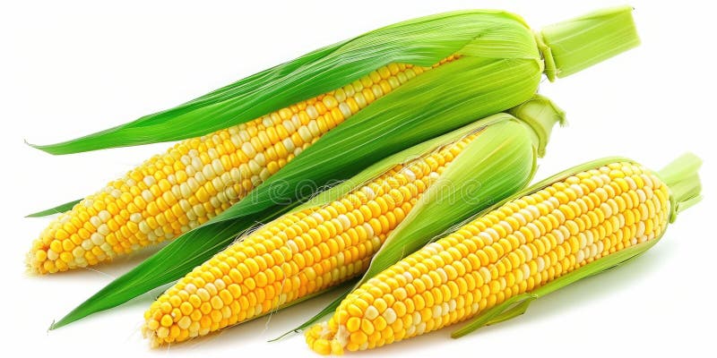 Three Ears of Corn stock photo. Image of generated, landscape - 383065162