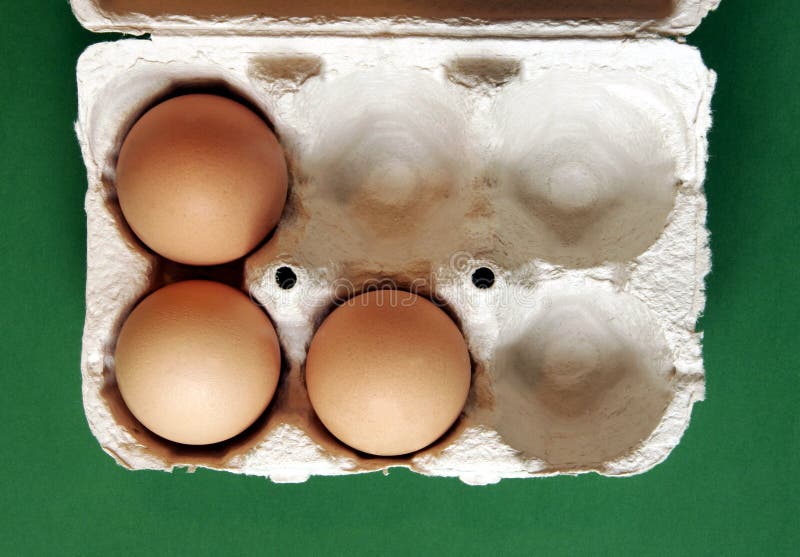 Three Eggs stock photo. Image of cardboard, cooking, cook - 1483308