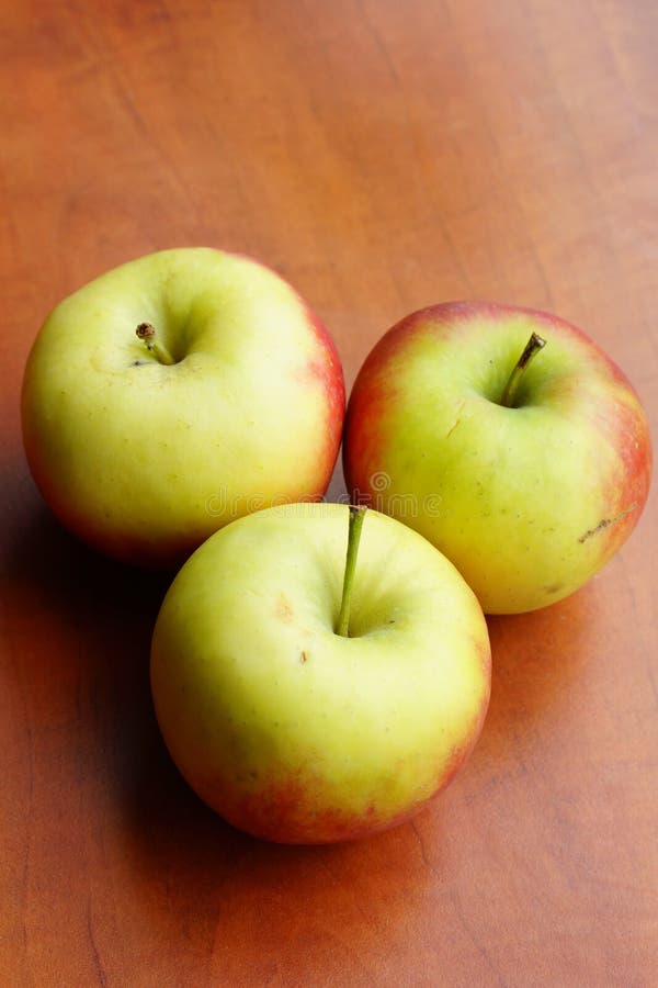 Three elstar apples stock photo. Image of fresh, diet - 45275192