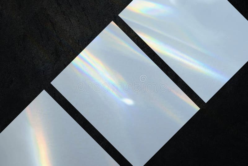 Three Empty White Vertical Rectangle Poster Mockups With Leaves Shadows ...