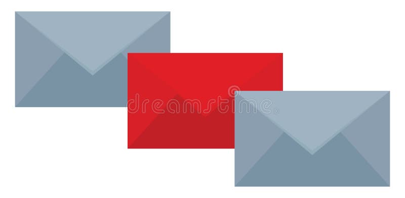 Three Envelopes Stock Illustrations – 156 Three Envelopes Stock ...