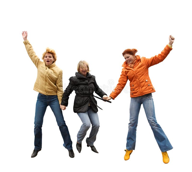 Five expressive people stock photo. Image of isolated - 3330732