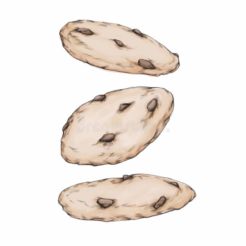 Falling Cookies Stock Illustrations – 2,498 Falling Cookies Stock ...