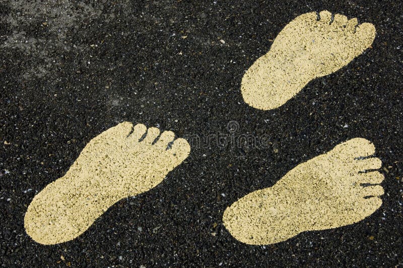 Three feet stock image. Image of three, track, horizontal - 7635197