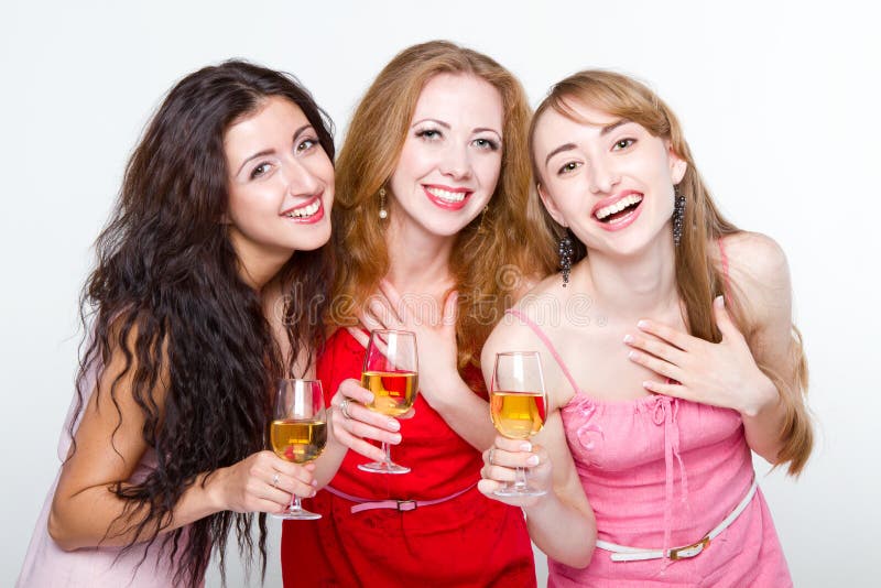 Beautiful Women Friends Happy Stock Image - Image of happiness, friends ...