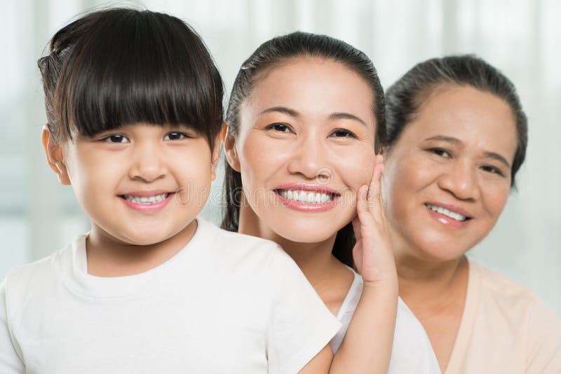 Three female generations stock photo. Image of mother - 41319302