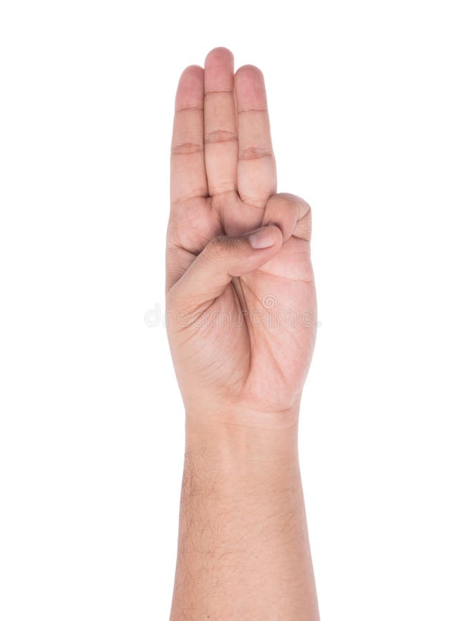 Three Finger Sign