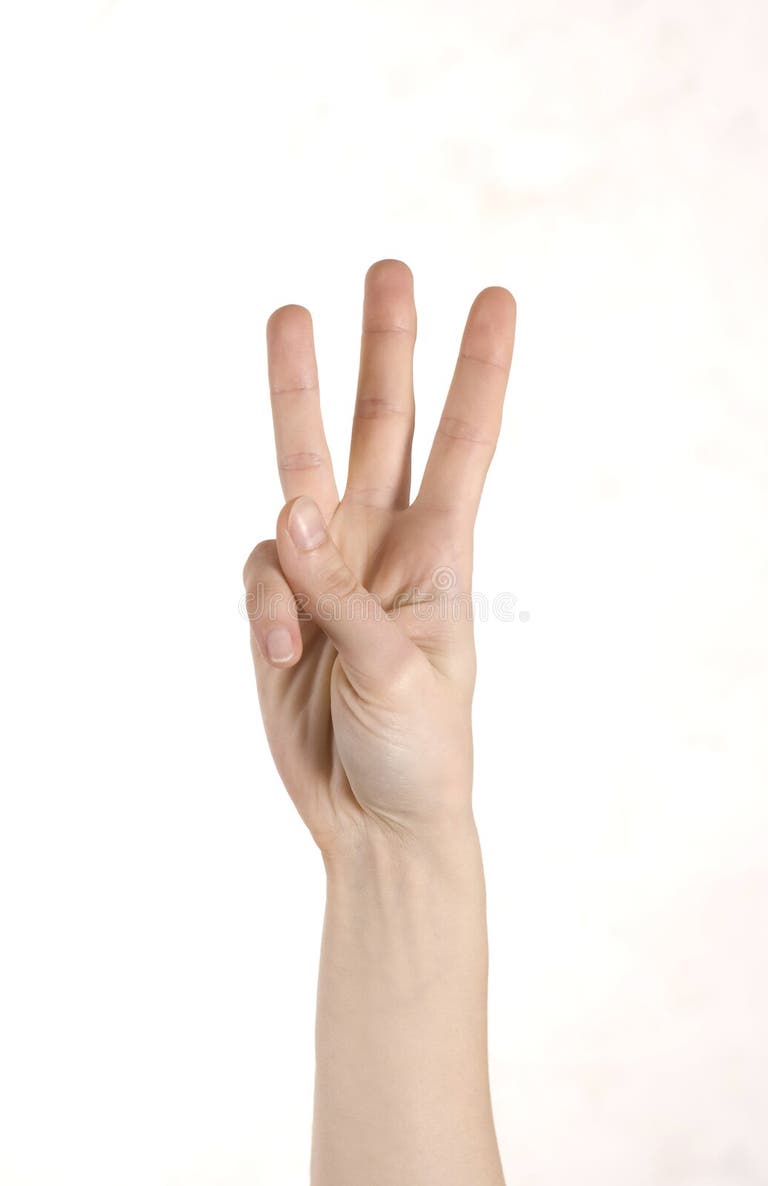 3,017 Woman Hand Three Fingers Up Stock Photos - Free & Royalty-Free ...