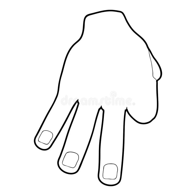 Three Fingers Stock Illustrations – 3,751 Three Fingers Stock ...