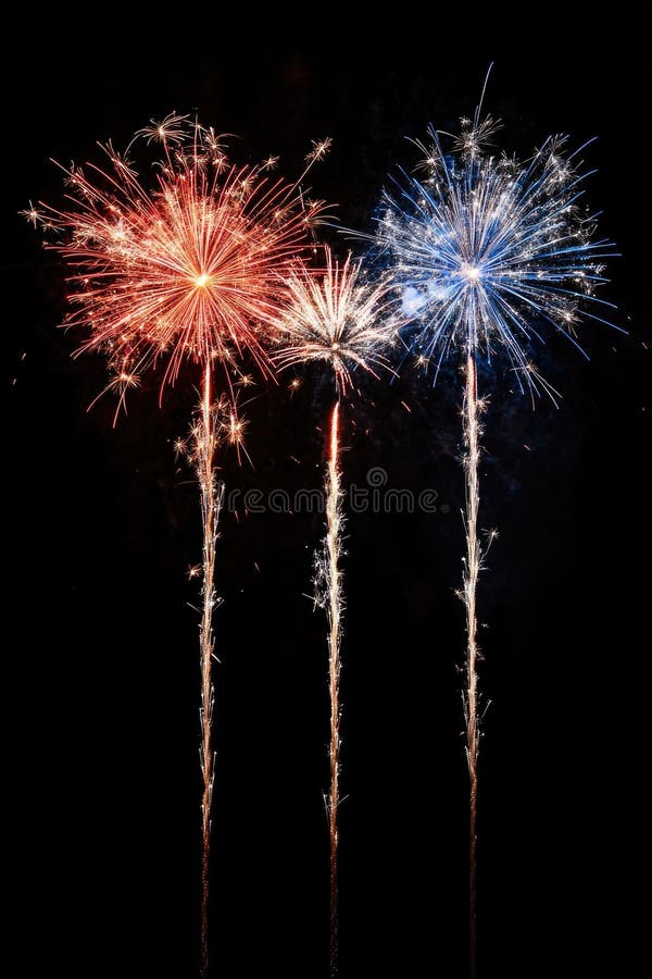 Fireworks Lit Up stock photo. Image of roman, sparklers - 374508864