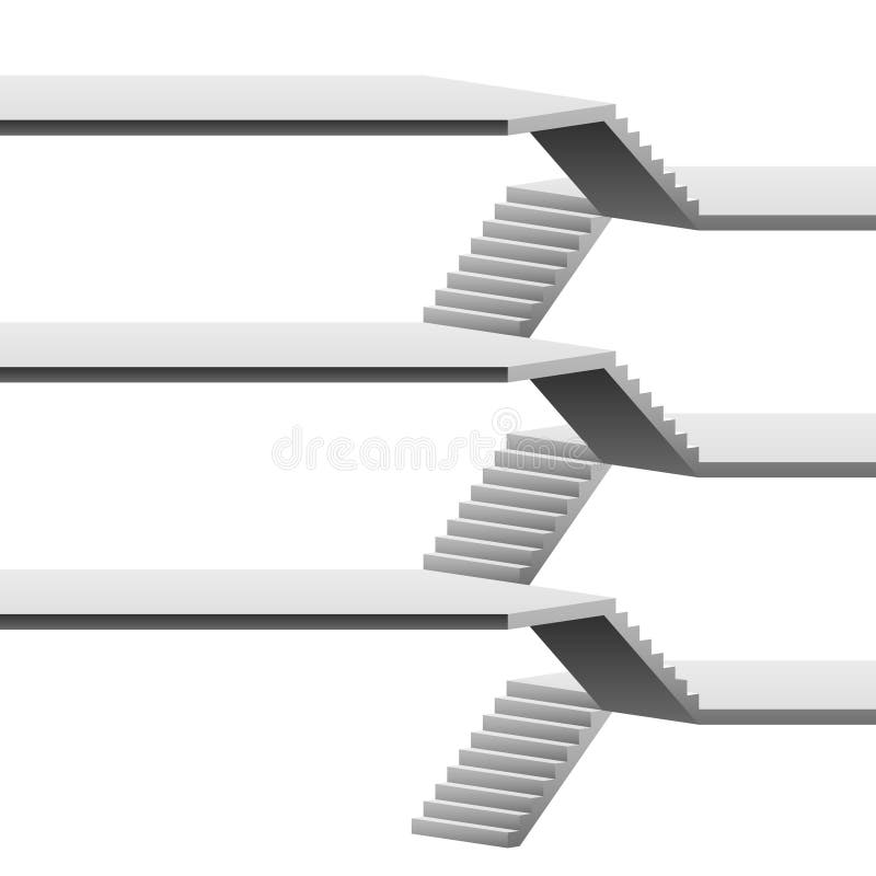 Three Level Stair Stock Illustrations – 227 Three Level Stair Stock ...
