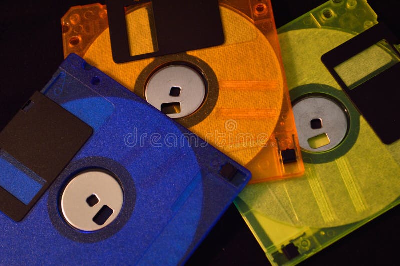 Floppy disks and CD s stock photo. Image of progression - 77872746