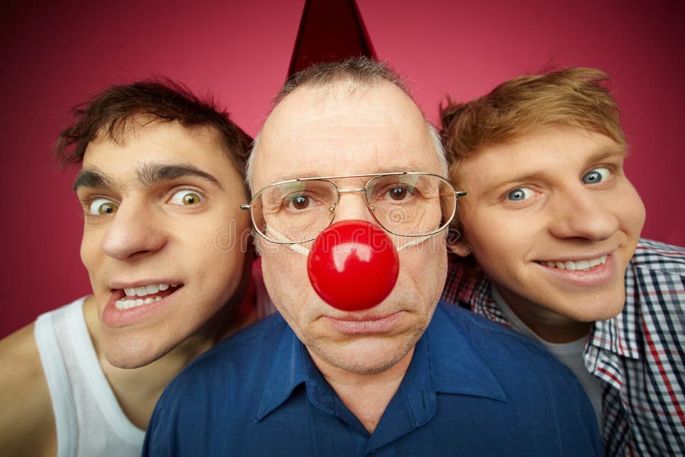 Three fools stock photo. Image of joke, enthusiastic - 26269174