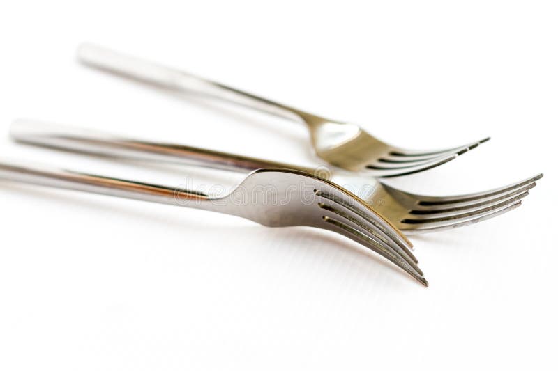 Three Forks stock photo. Image of metal, steel, cutlery - 305881200