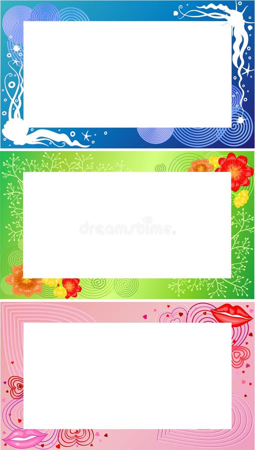 Peachy Keen Band-aid Borders Stock Vector - Illustration of nurture ...