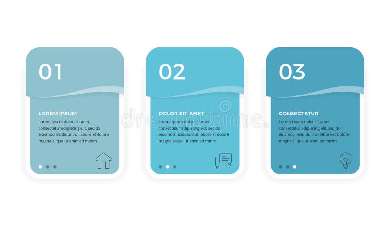 Infographic Template - 4 Elements Stock Vector - Illustration of graph ...
