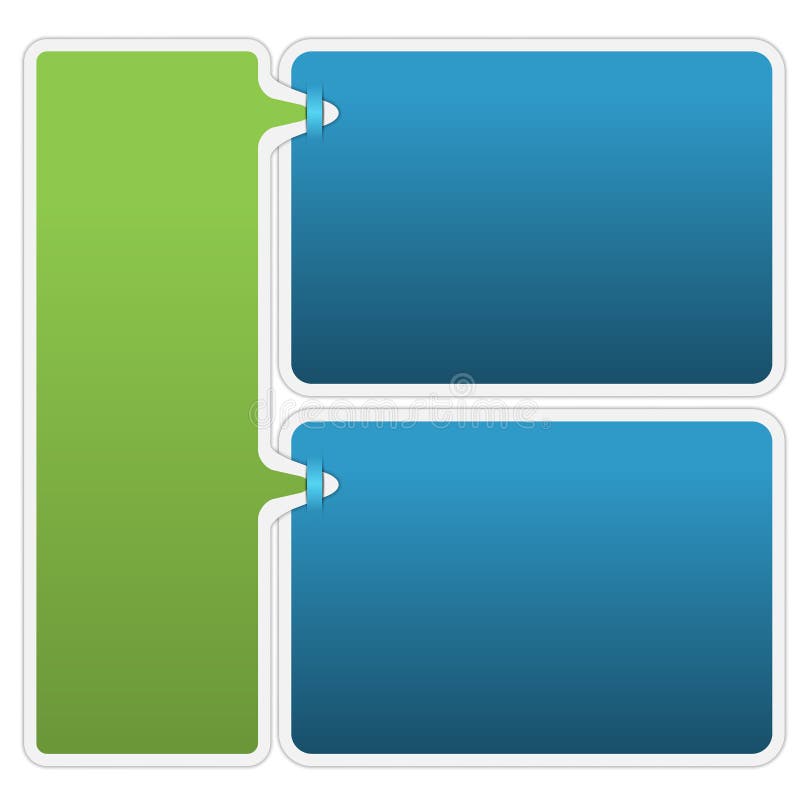 Three frames for text stock vector. Illustration of abstract - 33264227