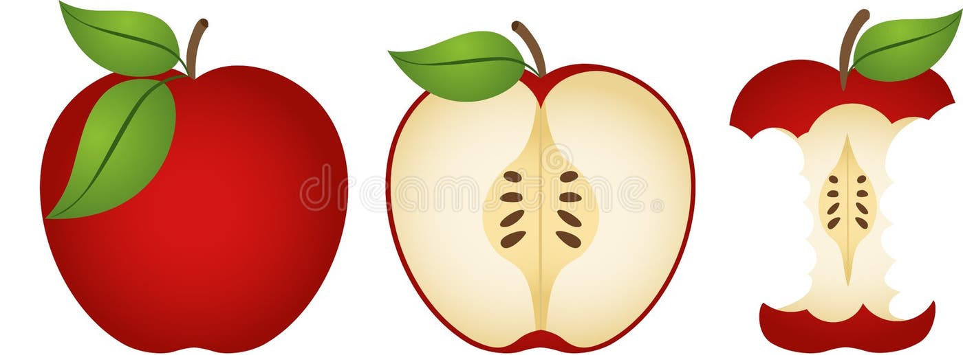 Three Apples White Stock Illustrations – 1,473 Three Apples White Stock ...