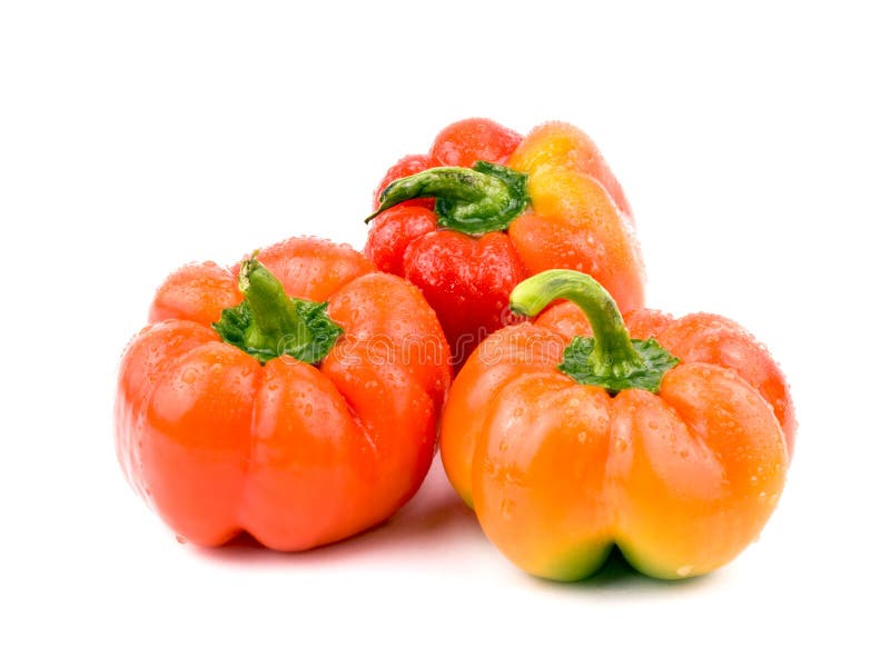 Three fresh paprikas stock photo. Image of healthy, closeup - 16703238