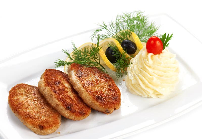 Fried meat balls snack stock photo. Image of large, cooked - 17145454