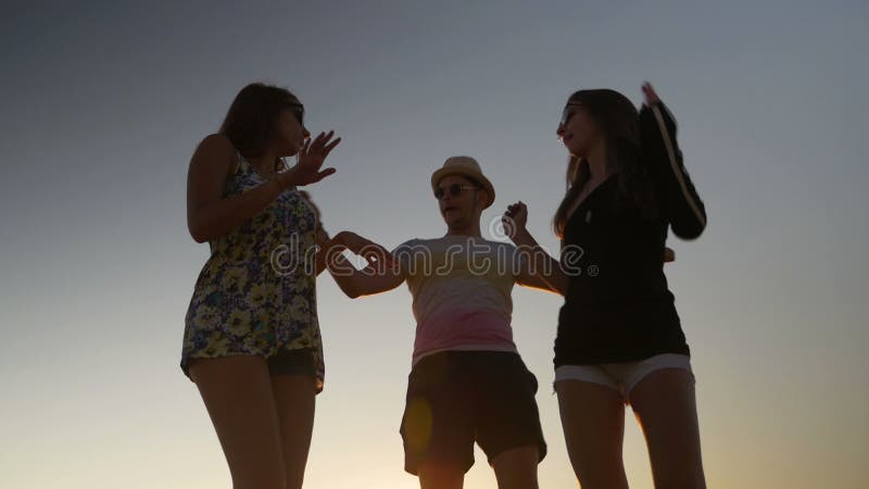 Three Friends Congratulate Each Other with New Louboutins Stock Video ...