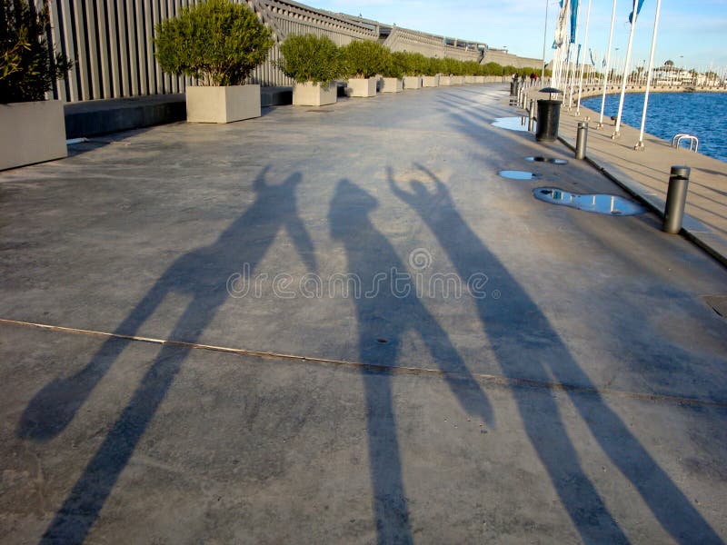 Shadows stock image. Image of shadows, dark, friends - 179039625