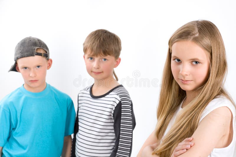 Three friends stock image. Image of caucasian, blue, human - 31987817