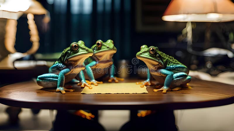 Laughable Frogs Stock Illustrations – 2 Laughable Frogs Stock ...