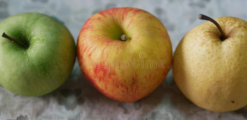 Three fruits stock photo. Image of dessert, agriculture - 7690588