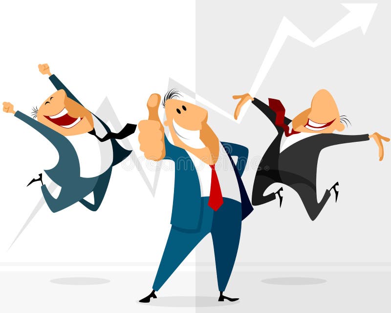 Three Businessmen Silhouettes Stock Vector - Illustration of leader ...