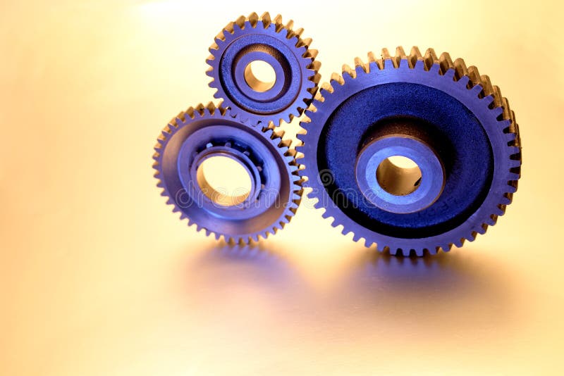 Three cogs stock image. Image of business, interlink, idea - 9912663